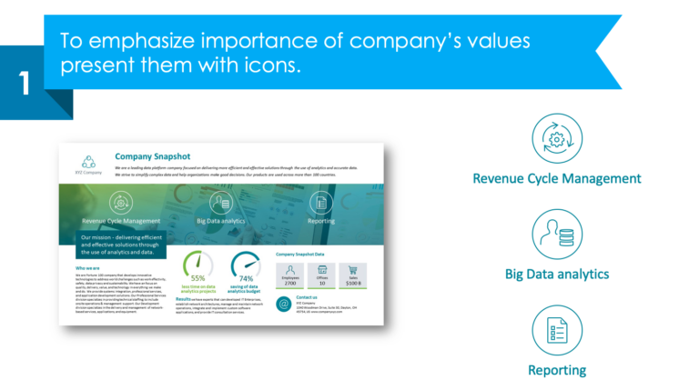 Slide Redesign Guide - Snapshot One-pager Leaflet in PowerPoint