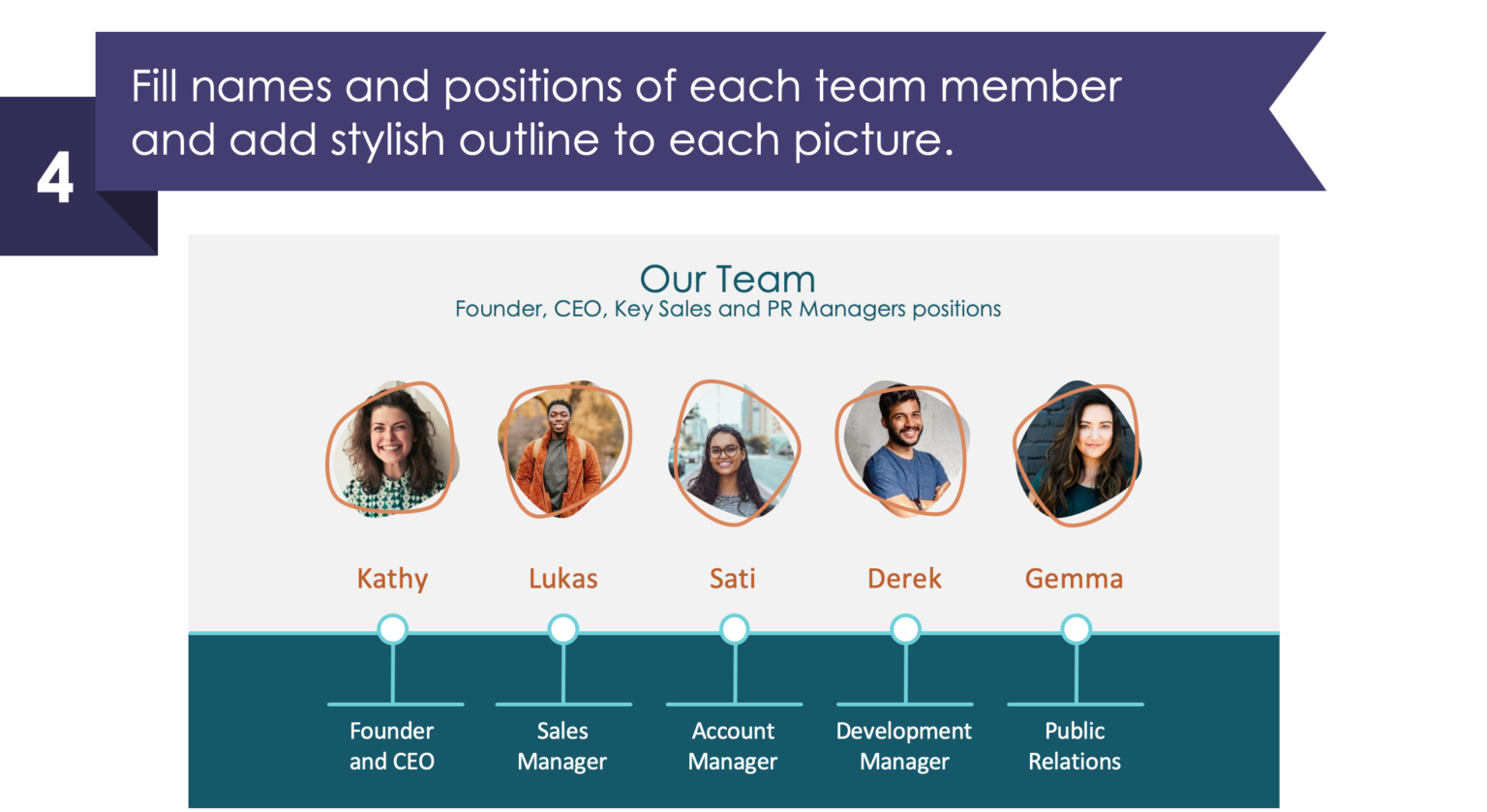 Slide Redesign: Team Slide in a Pitch Deck Presentation